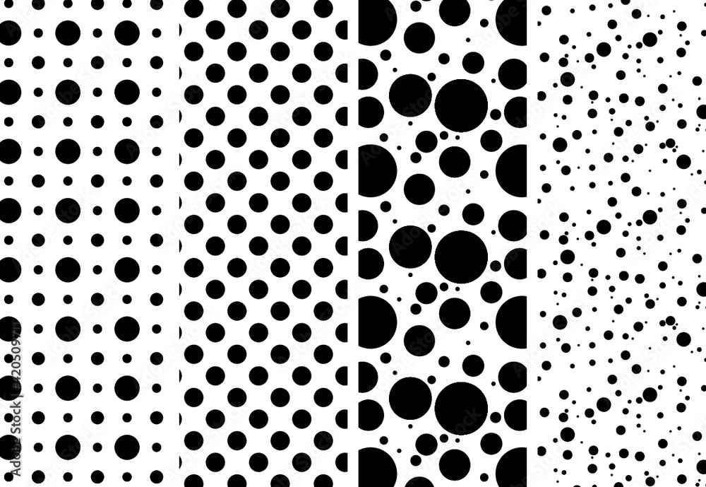 pack de patrones de circulos en vector Stock Vector | Adobe Stock