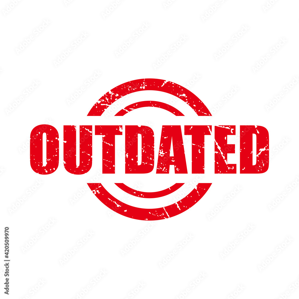 Abstract Red Grungy Outdated Rubber Stamp Sign with Circle Shape ...