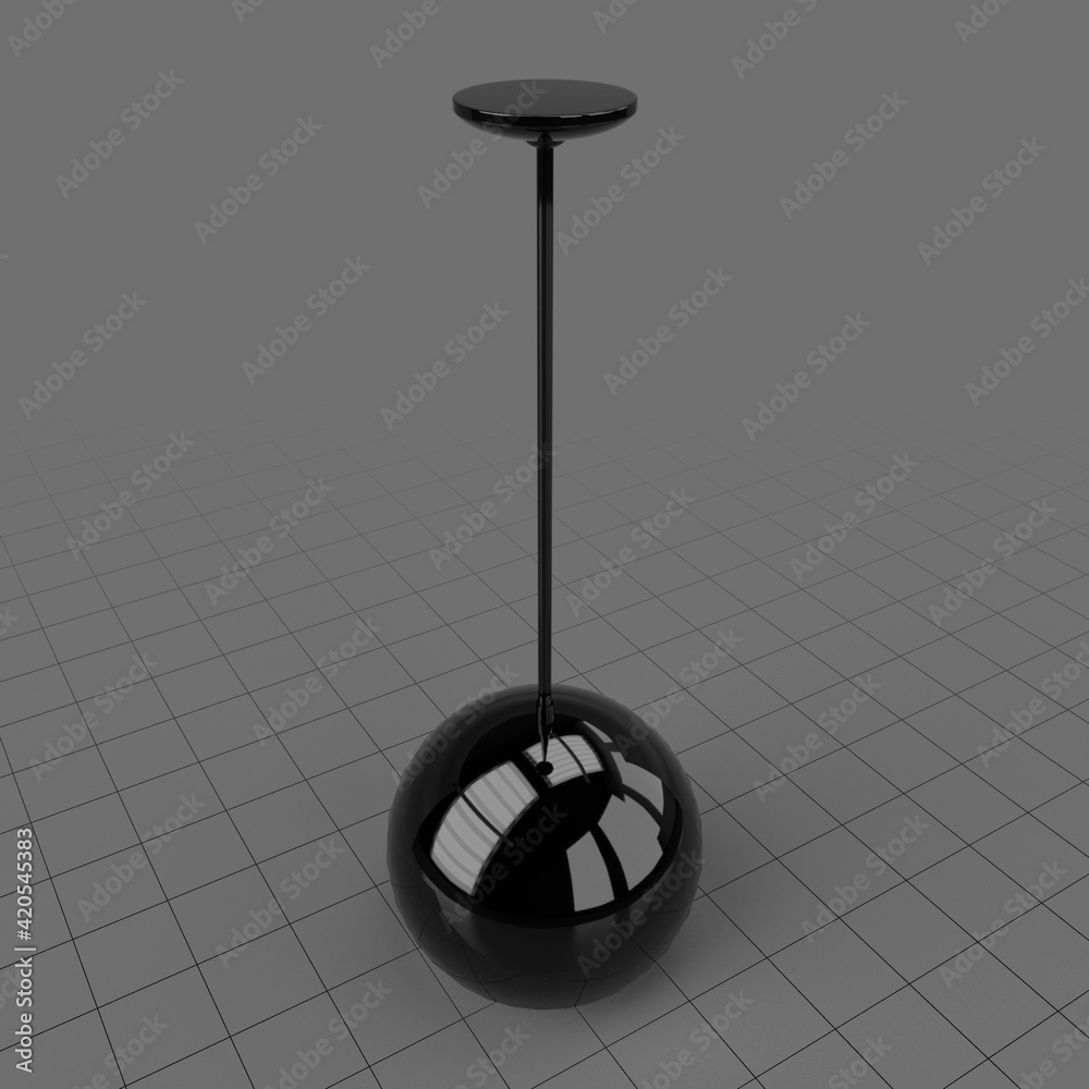 Round pendant light Stock 3D asset | Adobe Stock