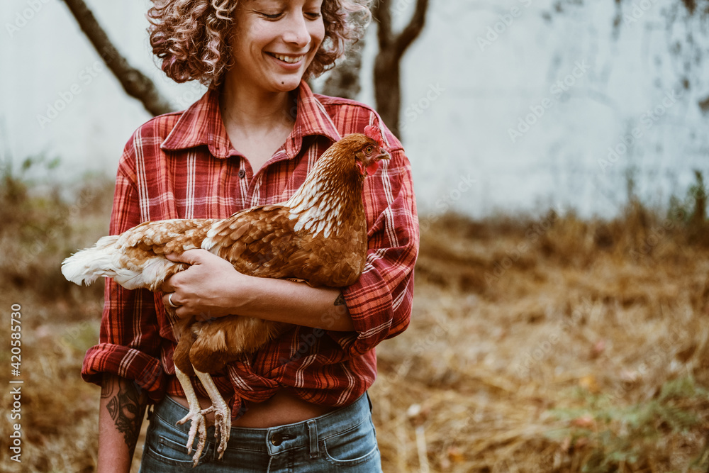 chicken hug Stock Photo | Adobe Stock