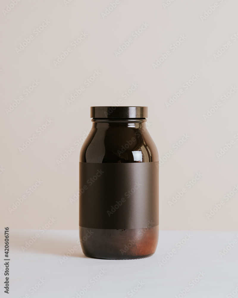 Plain Aesthetic Glass Containers Stock Photo | Adobe Stock