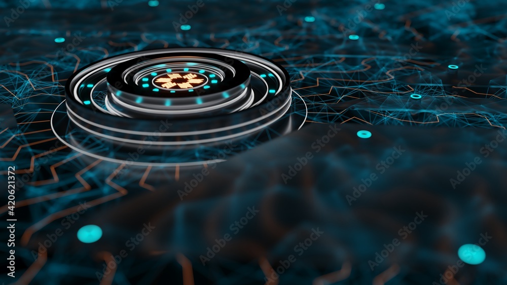 Poster artificial intelligence quantum processor close up – Wall Art ...