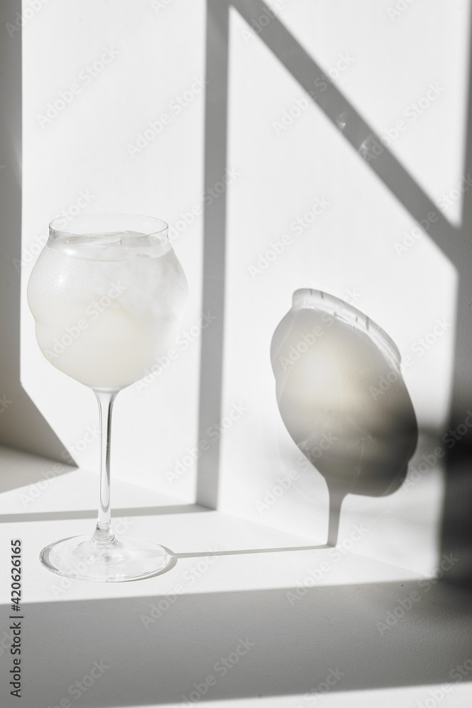 modern alcoholic cocktail in a beautiful and trendy bar restaurant ...