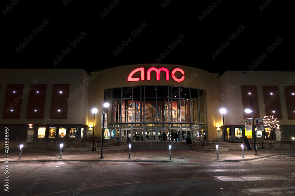 Amc Movie Theaters At Night