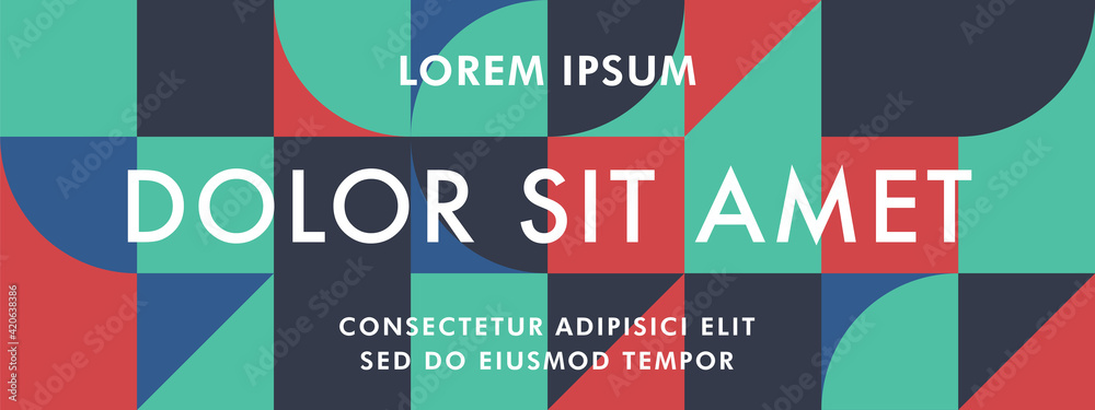 Banner design with modern background vector. Adobe Illustartor Format ...