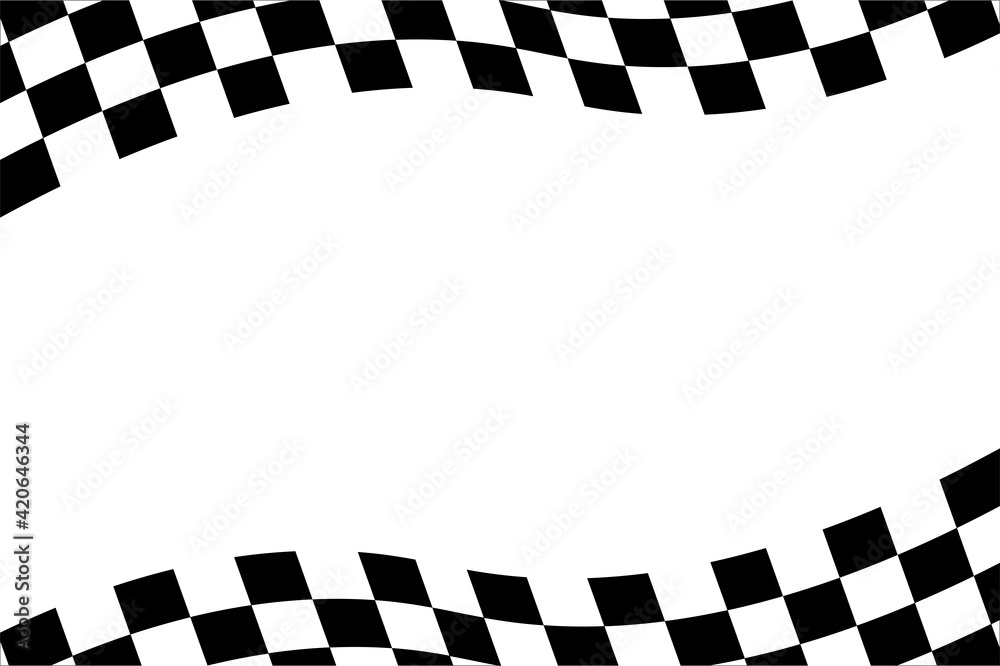 Checkered flag background illustration. Race background. Racing flag ...