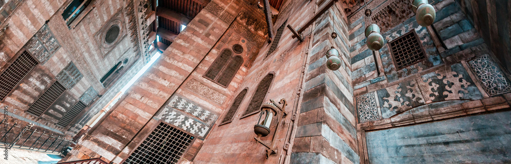 Cairo, Egypt. Sultan Al Ghuri Complex, This huge complex consists of ...