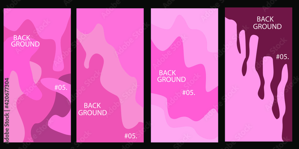 Cover and Poster Design Templates for Magazines. Pink Abstract Vector ...