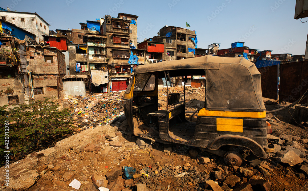 mumbai Asia biggest slum Dharavi, landscape view of dharavi ...
