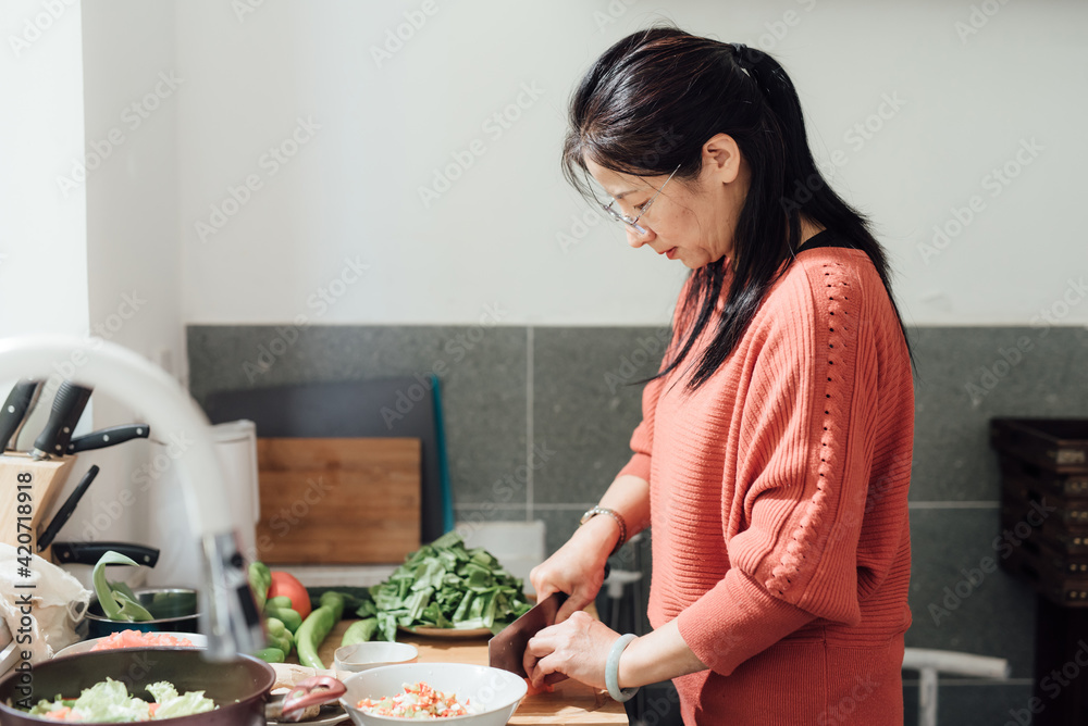 Cooking in the kitchen Stock Photo | Adobe Stock