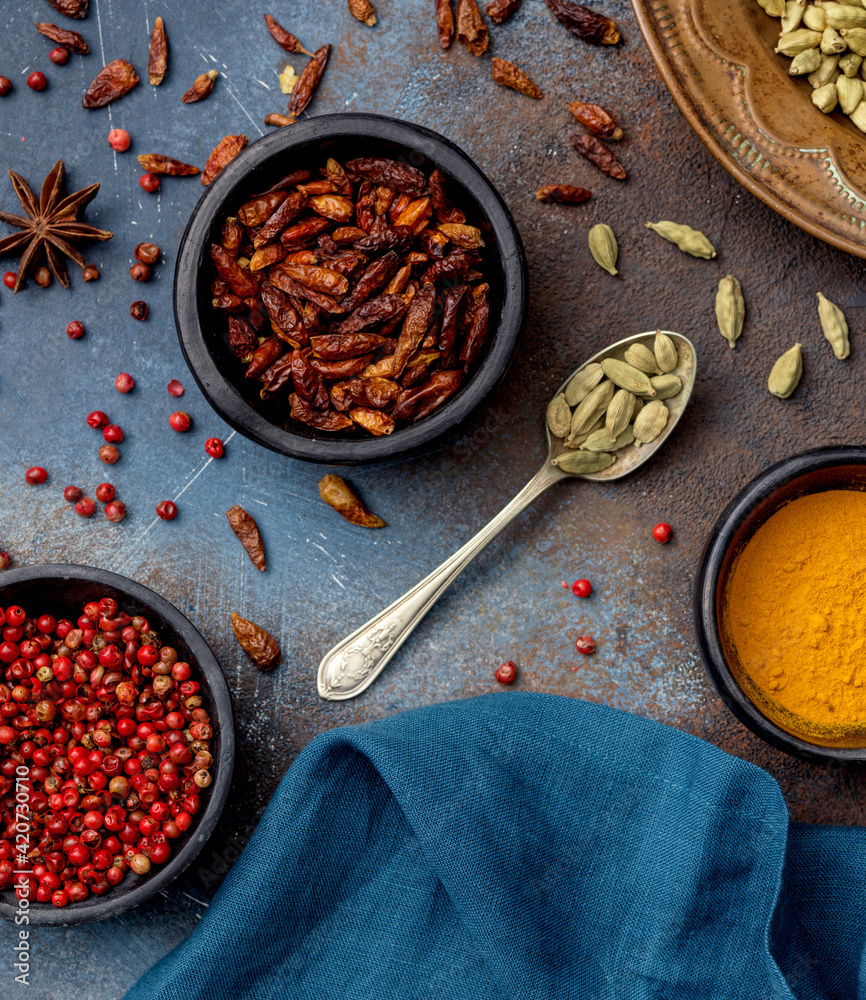 Spices and Gold Stock Photo | Adobe Stock