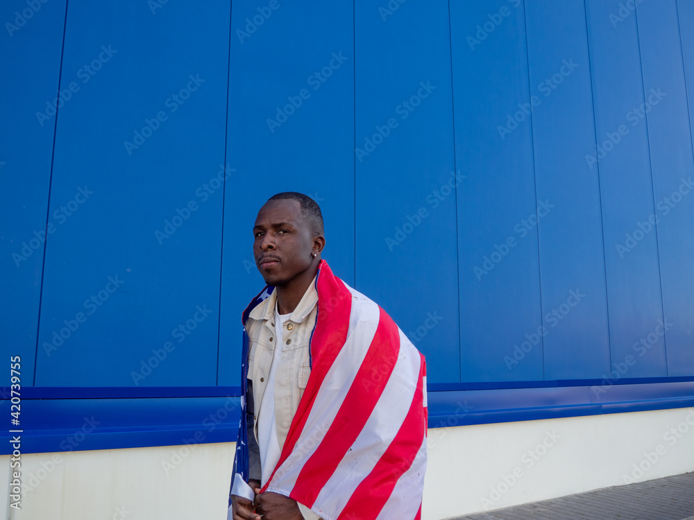 Afroamericano celebrando el Día de la Independencia de los Estados ...