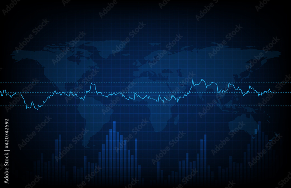 Vektorová grafika „abstract futuristic technology background of stock ...