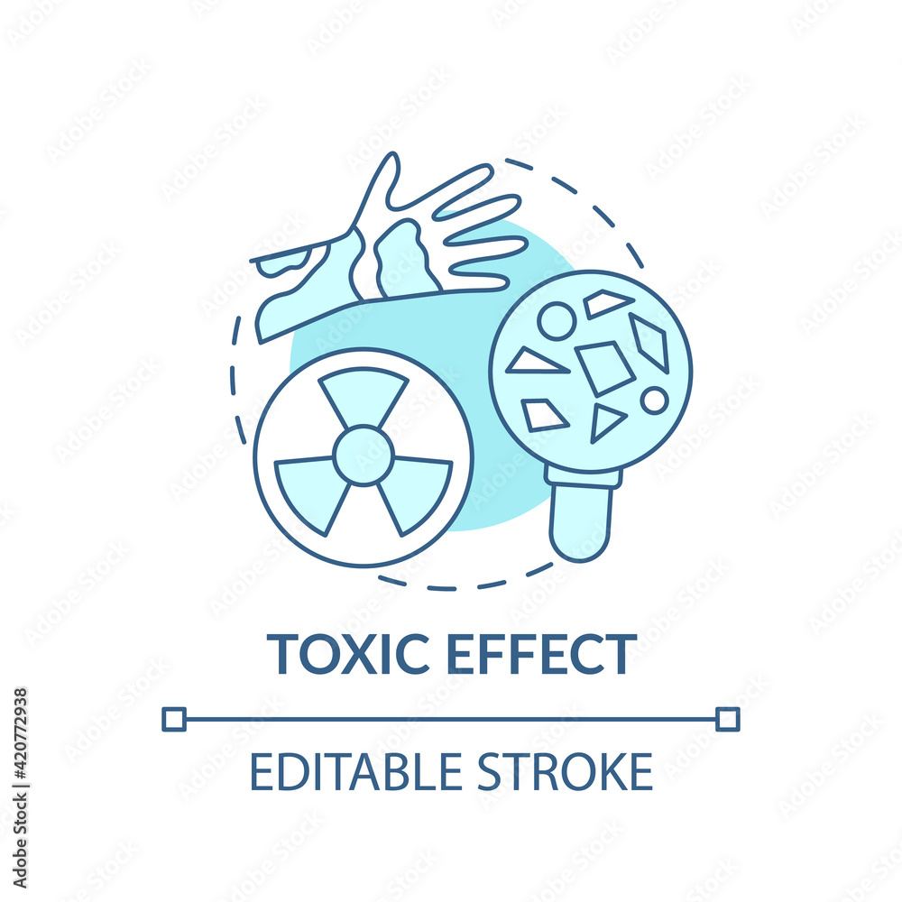 Toxic Effect Concept Icon Microplastics Health Effects Idea Thin Line toxic-effect-concept-icon-microplastics-health-effects-idea-thin-line