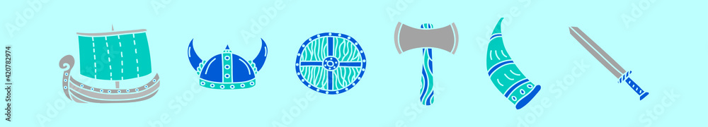 set of rpg game cartoon icon design template with various models ...