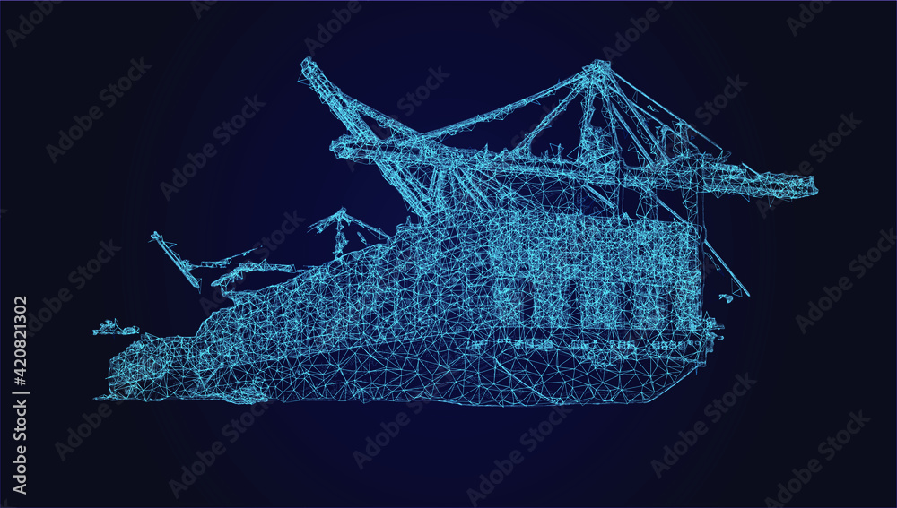 wire frame, boat, business, cargo, carrier, commercial, container ...