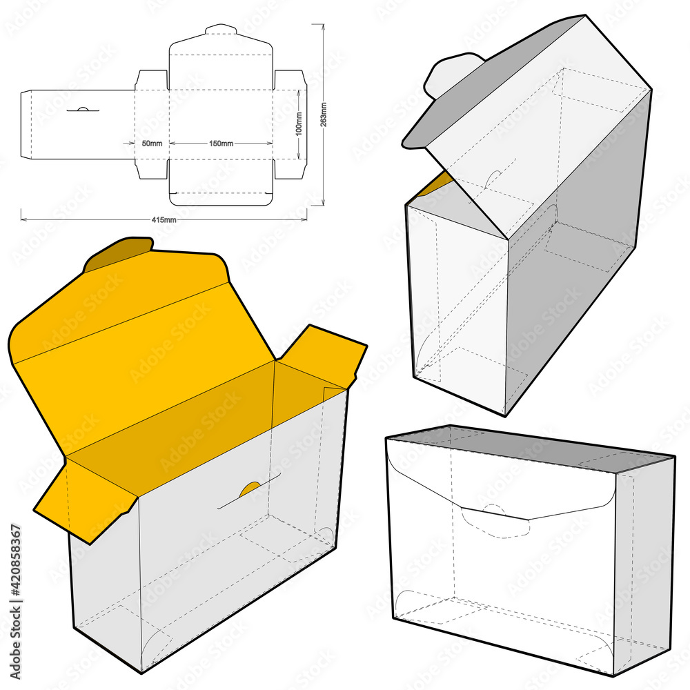 Simple Packaging Box Internal Measurement 15x5x10cm And Die cut simple-packaging-box-internal-measurement-15x5x10cm-and-die-cut