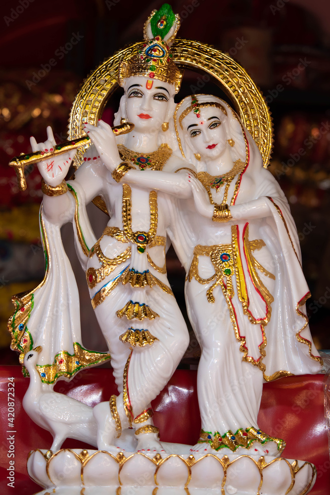 Statue Of Hindu God Shri Krishna Also Known As Sri Krushna Kanha ...