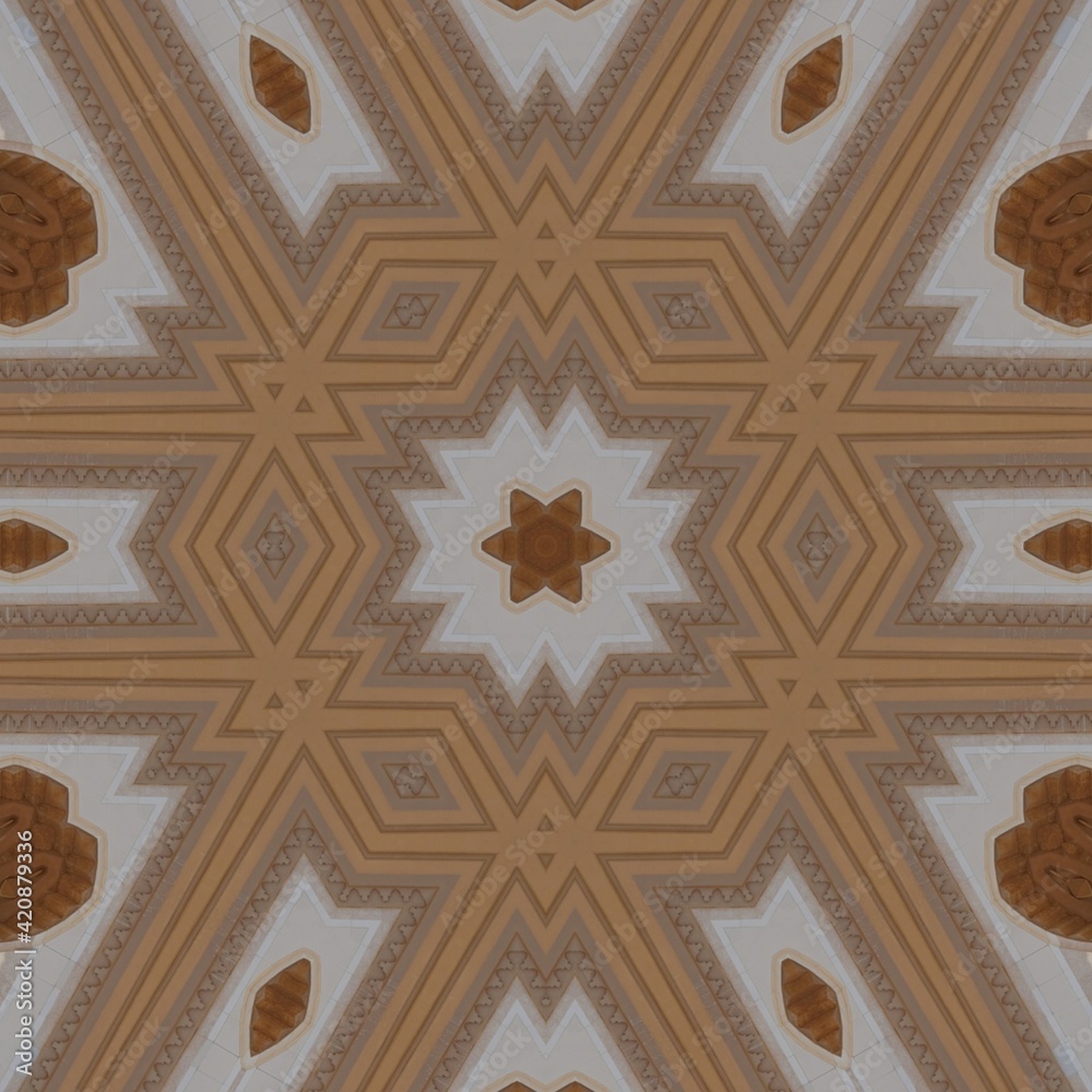 Decorative square for text backgrounds with a variety of shapes and ...