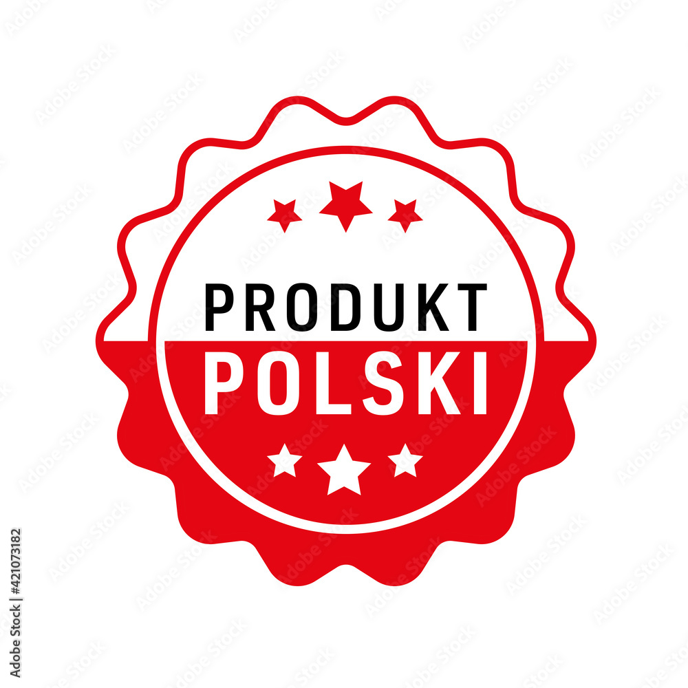 Mapa Polski flaga wyprodukowano w Polsce PRODUKT POLSKI made in poland ...