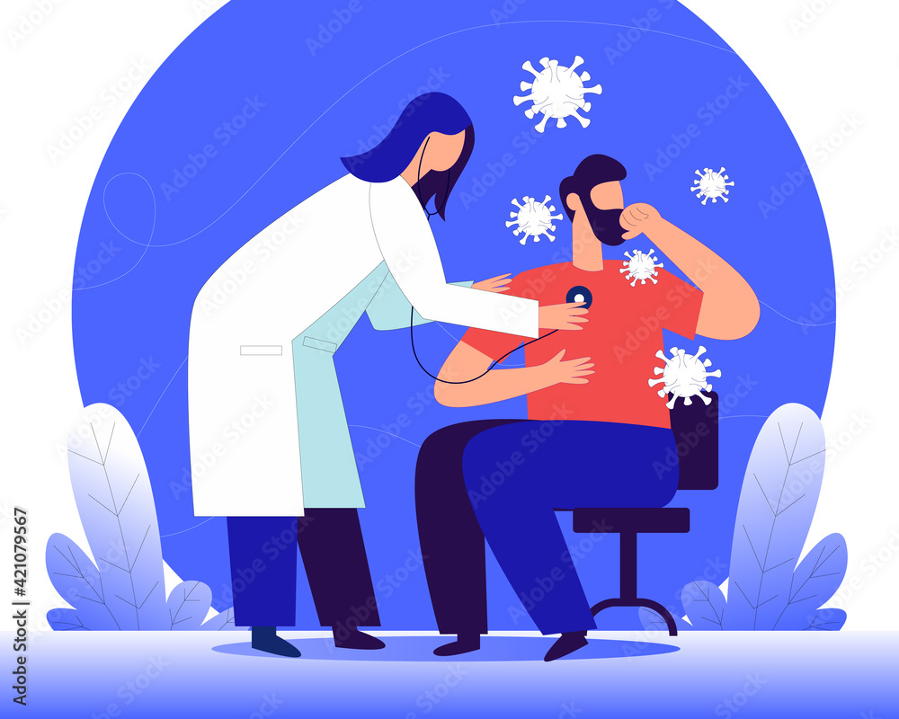 World Tuberculosis day illustration concept vector, international ...