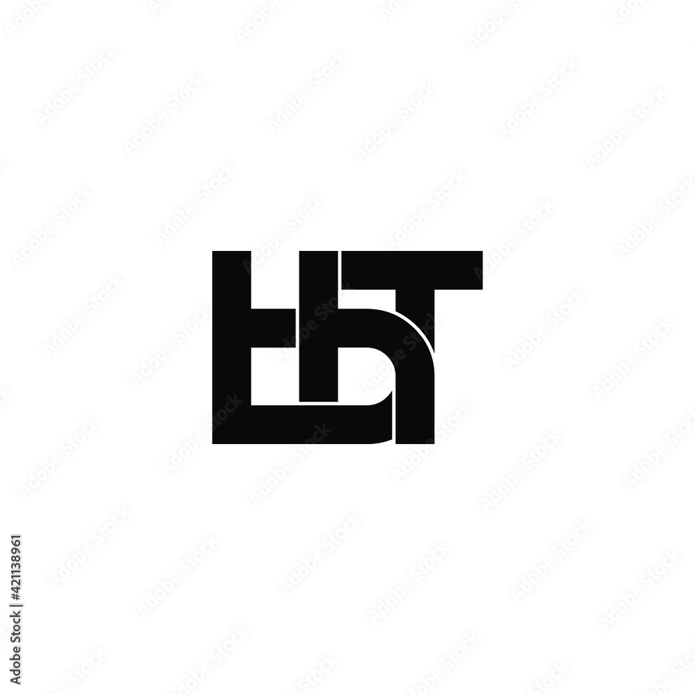 tbt letter original monogram logo design Stock Vector | Adobe Stock
