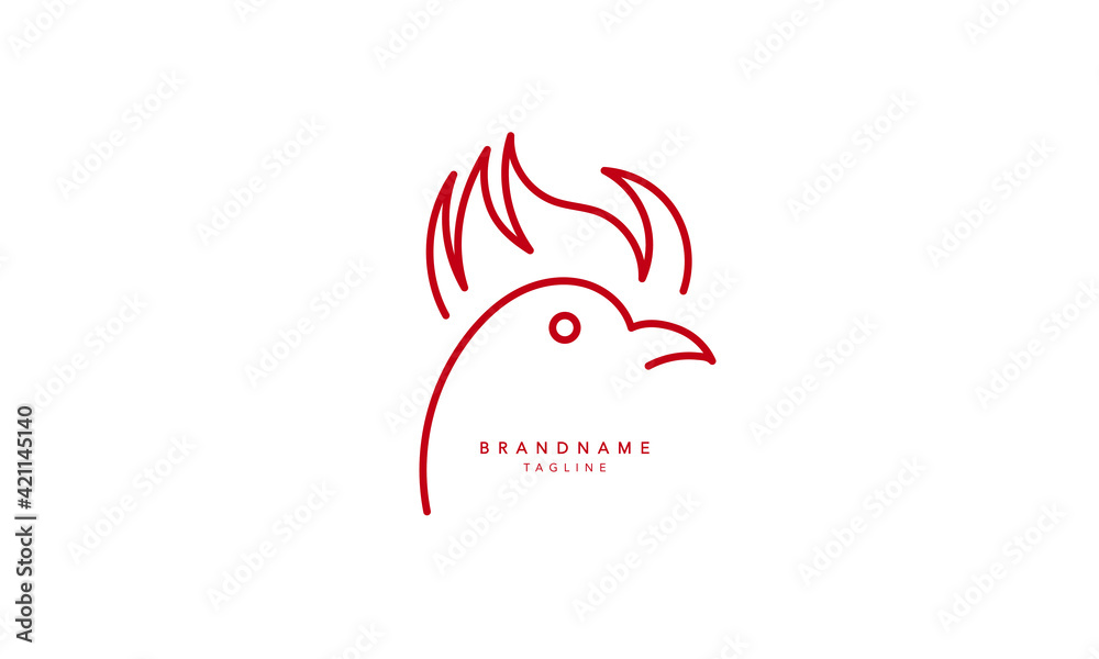 Creative Modern Chicken Logo, Abstract Roaster Cock logo Stock Vector ...