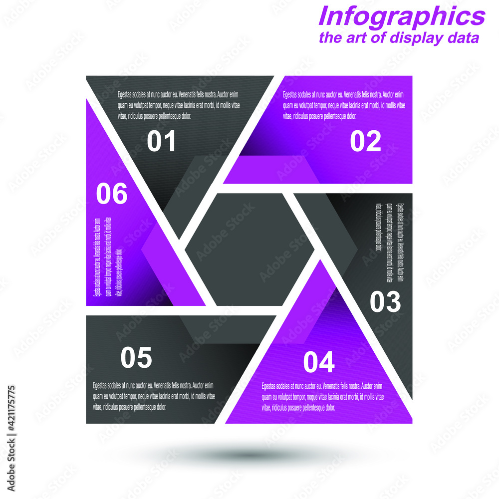 Infographic display template. Idea to display information, ranking and ...