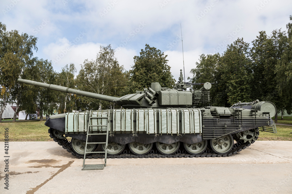 T-72B3 tank with improved combat characteristics (UBH) before ...