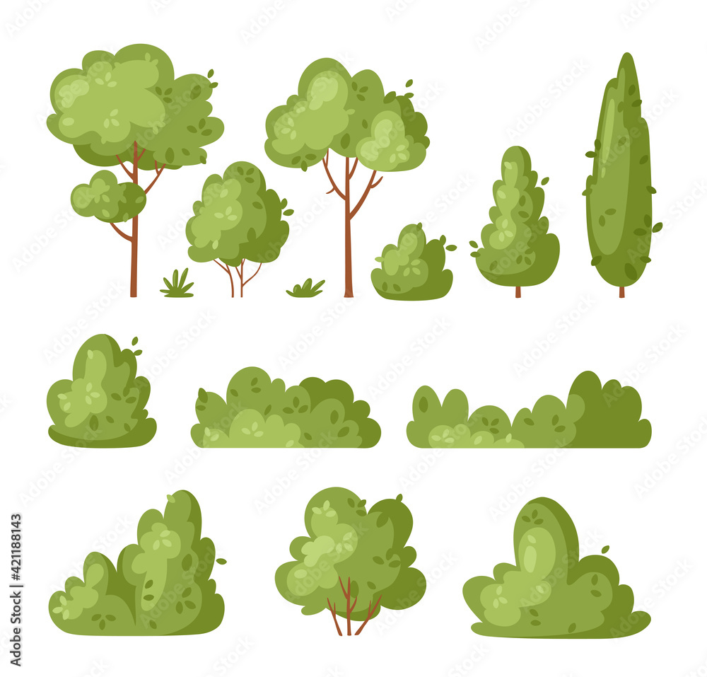 Green Bush Clip Art