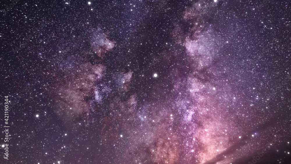 Space travel through a cluster of stars and galaxies to meet unknown ...