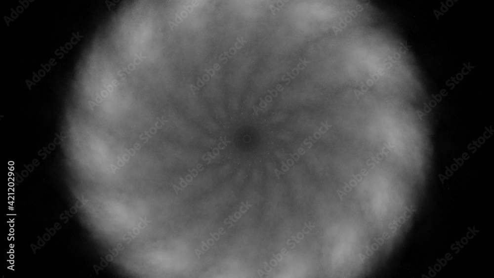 smoke on a black background. Slow-motion. Vape smoke. Vapor, fog, ice ...