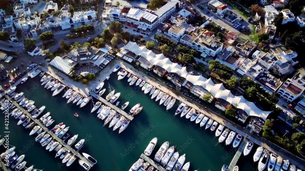 Vidéo Stock Bodrum is a city on the Bodrum Peninsula, stretching from ...