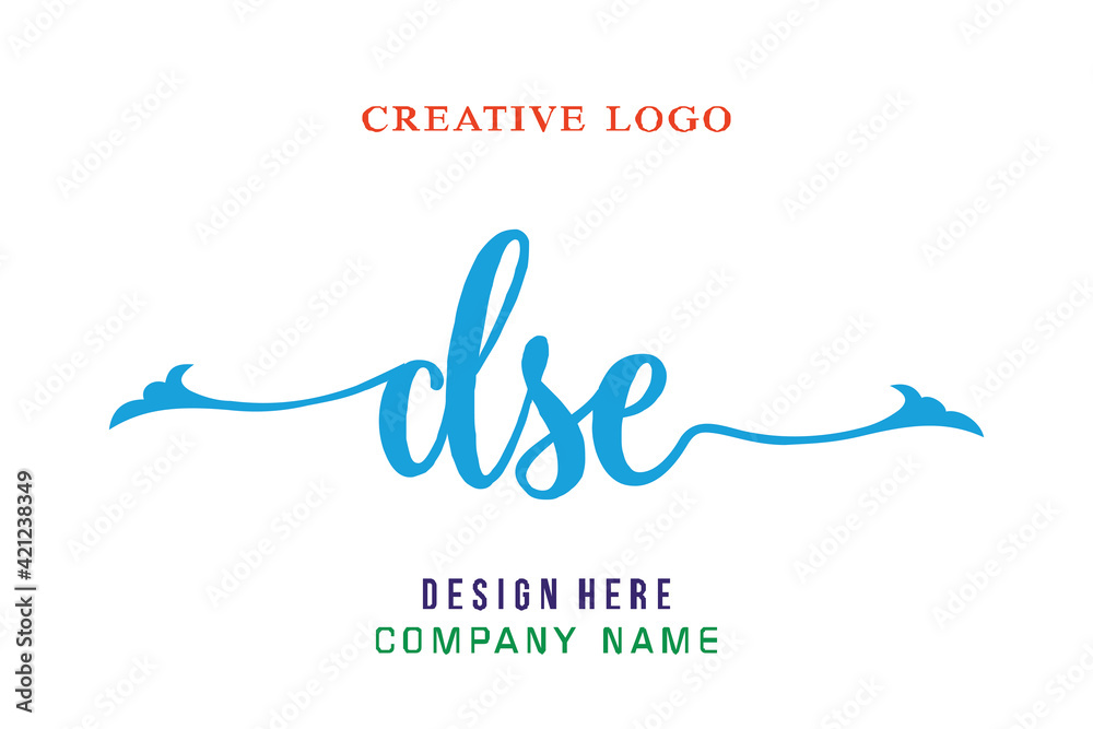 DSE lettering logo is simple, easy to understand and authoritative ...