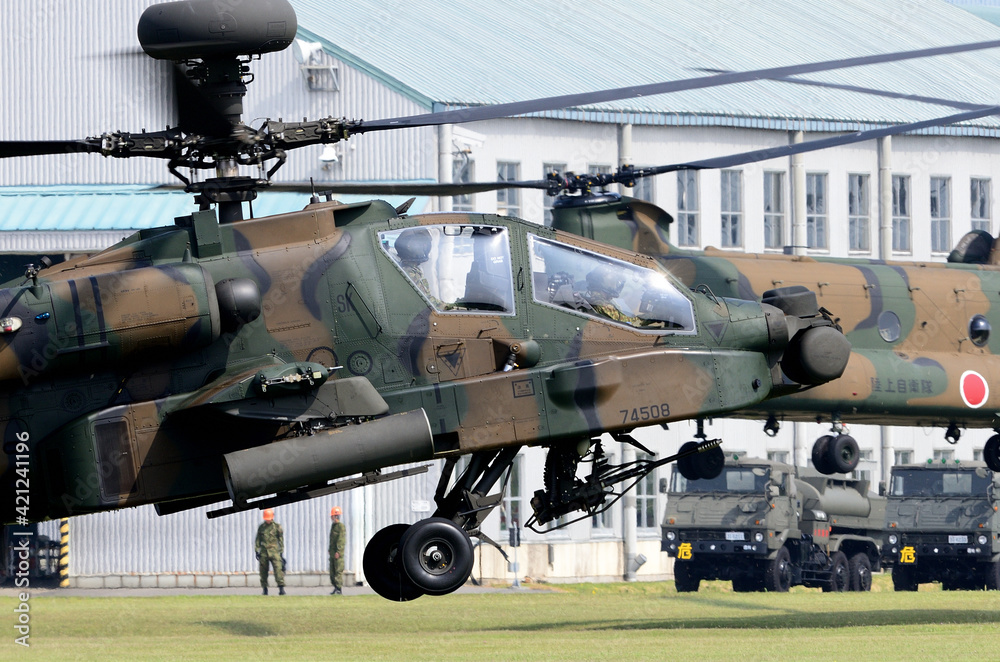 Foto de Ibaraki, Japan - May 17, 2015:Japan Ground Self-Defense Force ...