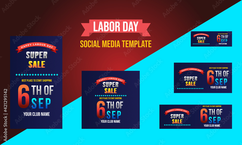 Happy Labor day banner background design. Happy Labor Day Holiday ...