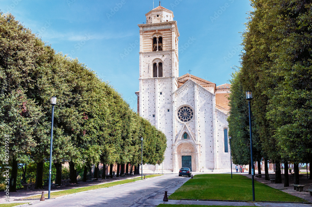 Fermo. Fermo Cathedral., dedicated to the Assumption of the Virgin Mary ...