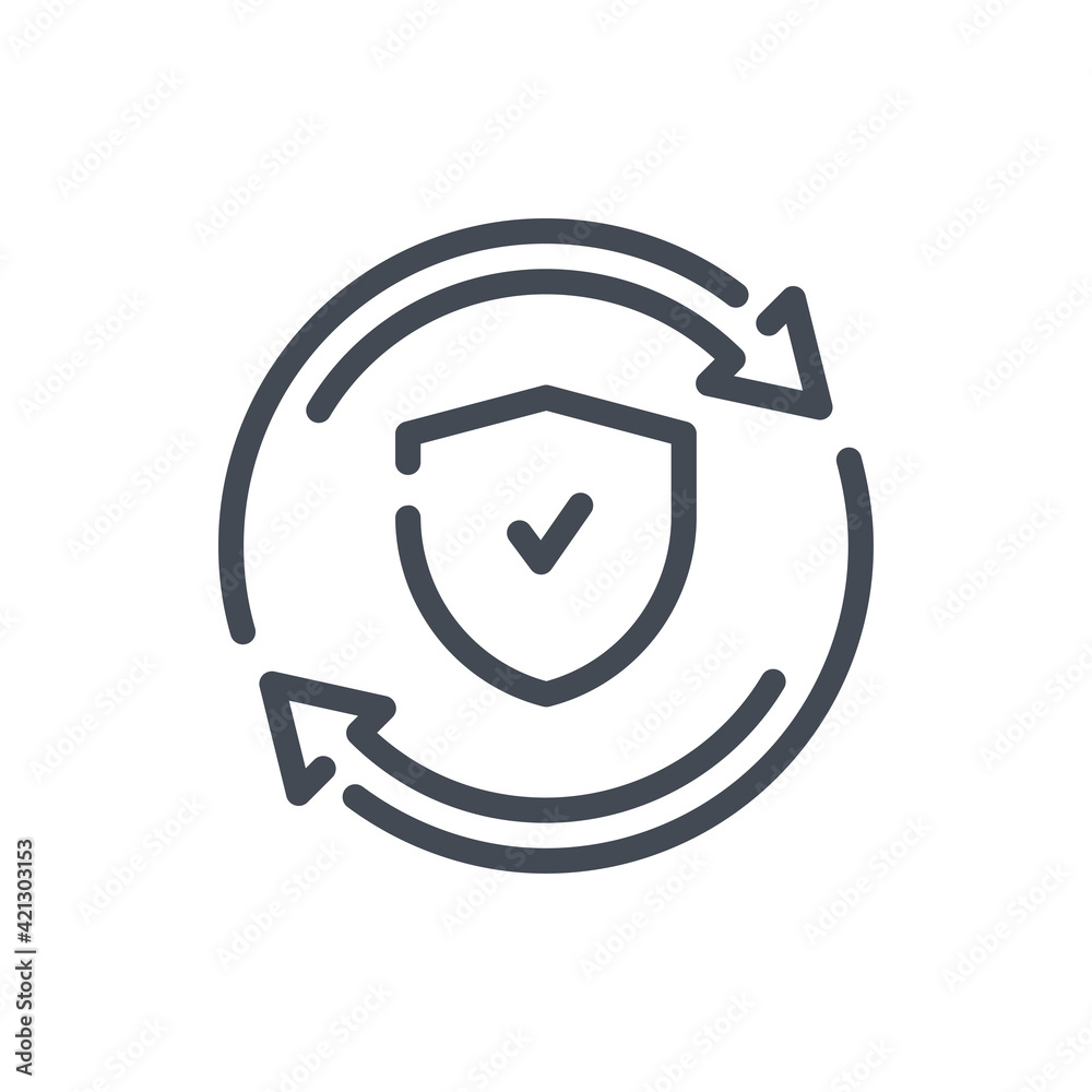 Update arrows with shield and check mark line icon. Change insurance ...