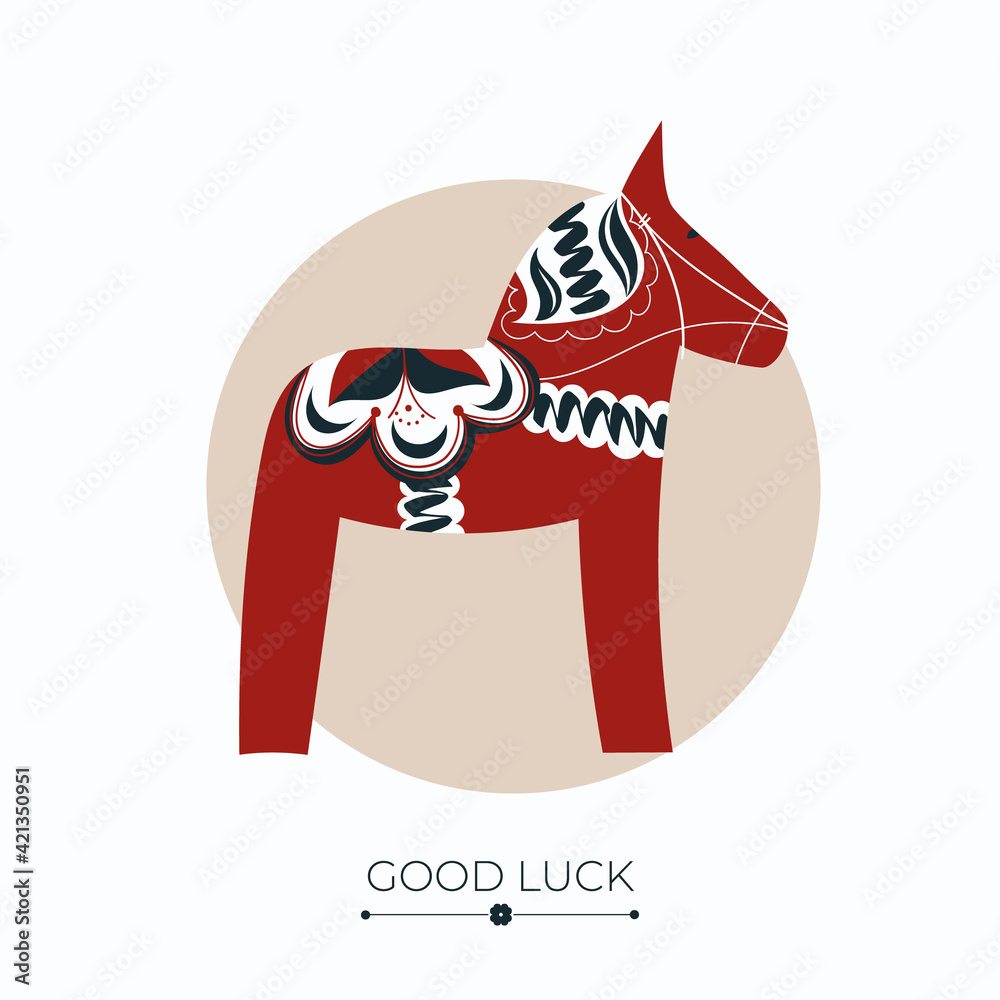 ala horse fortune and success charm, talisman or amulet with good luck ...