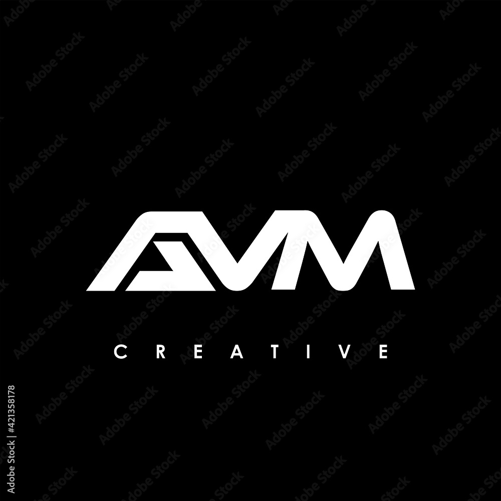 AVM Letter Initial Logo Design Template Vector Illustration Stock ...