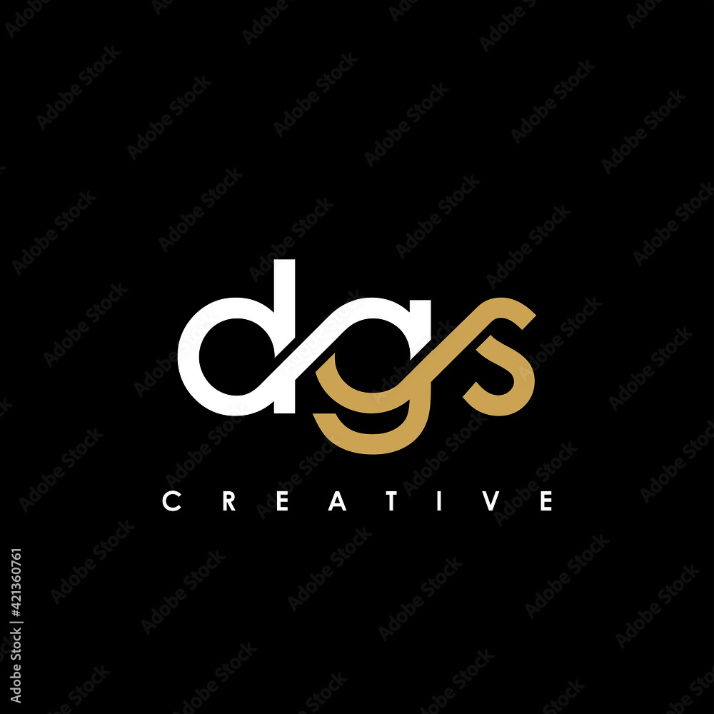 DGS Letter Initial Logo Design Template Vector Illustration Stock ...