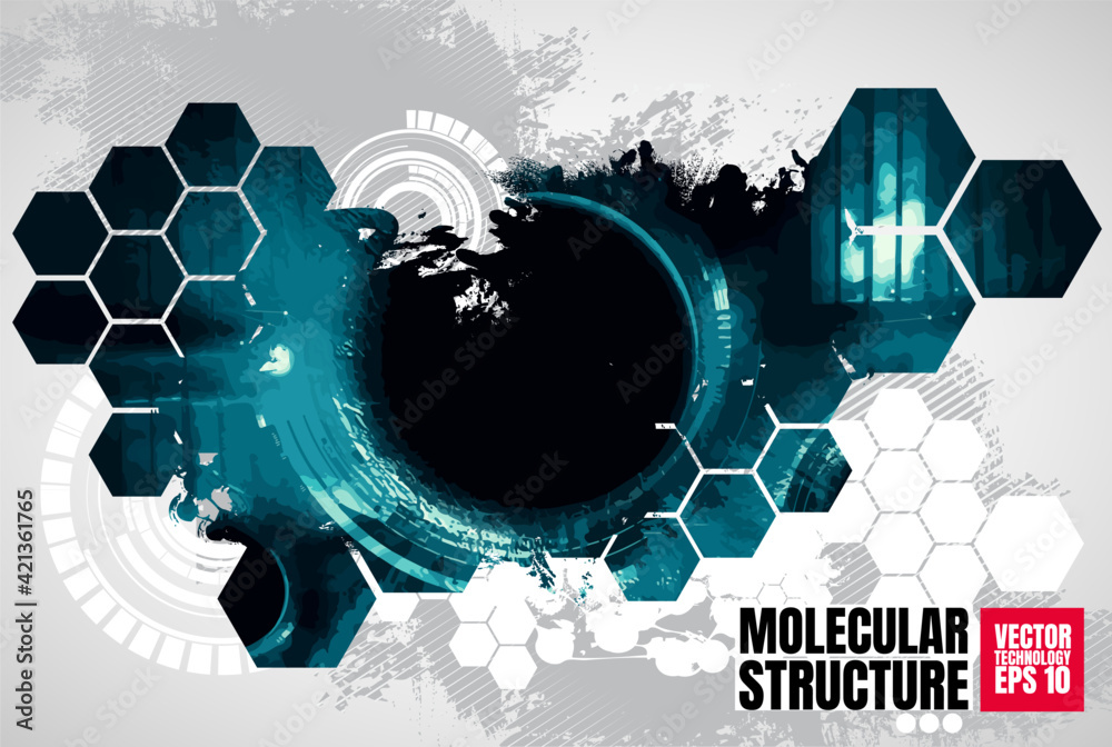 Abstract technical background, Hi-tech communication concept. Stock ...