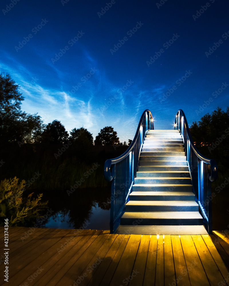Arched Footbridge Over Bällstaån In Annedal District In Stockholm ...