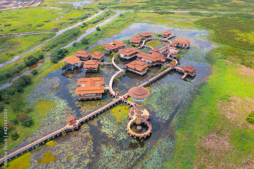 Resort Landscape Top View