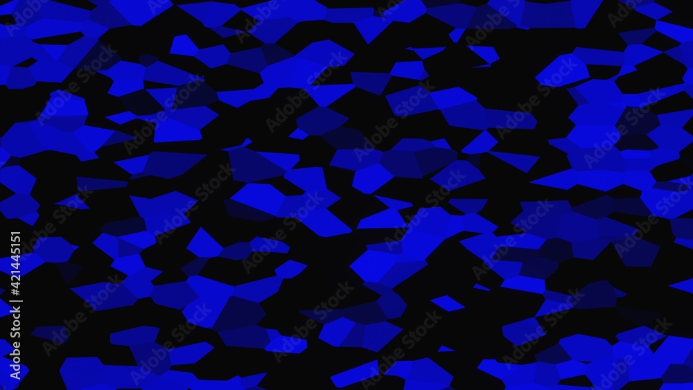 Blue and black texture abstract background linear wave voronoi magic ...
