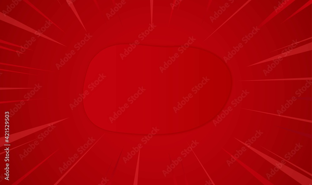Pantone Red bright trendy abstract background. Vector illustration ...