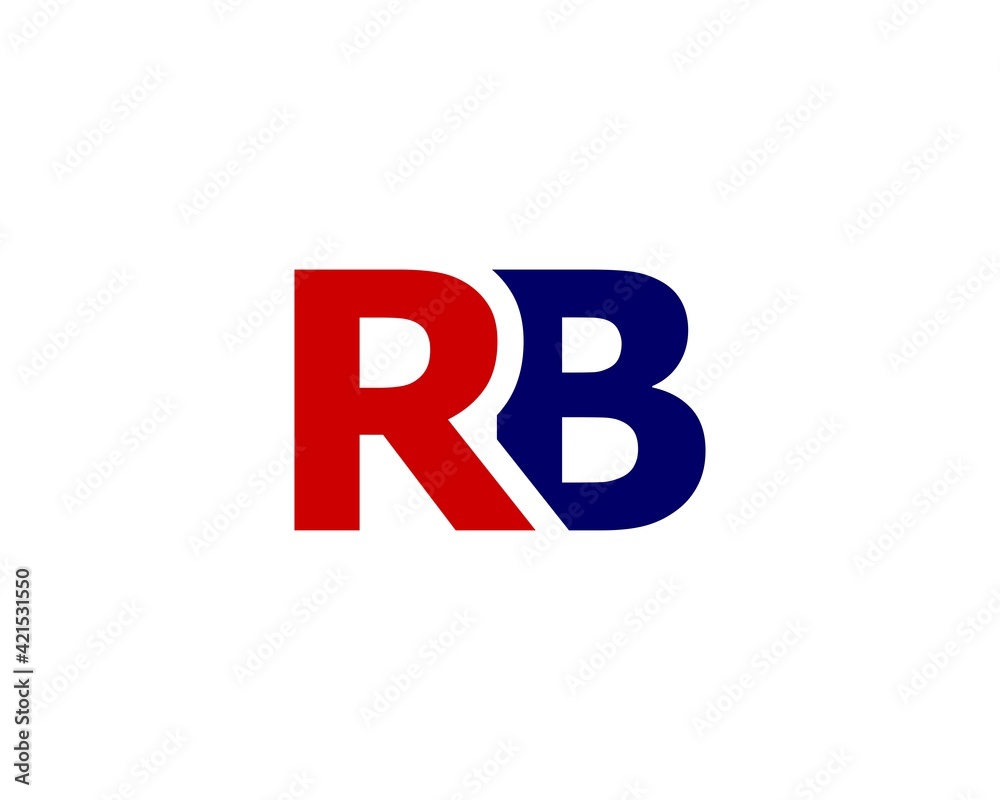 RB BR letter logo design vector template Stock Vector | Adobe Stock