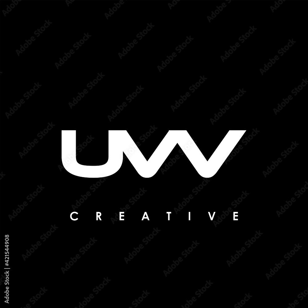 UVV Letter Initial Logo Design Template Vector Illustration Stock ...