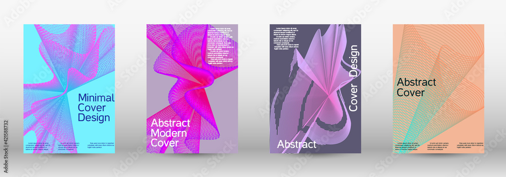 Future futuristic template with abstract current forms for banner ...