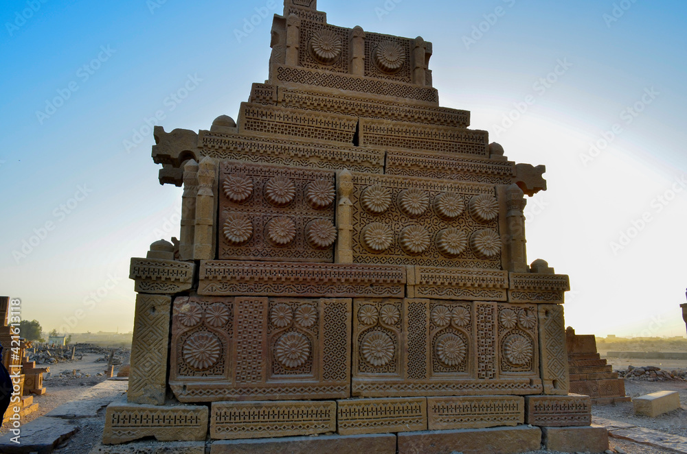 Chukandi graveyard The Chaukhandi tombs form an early Islamic cemetery ...